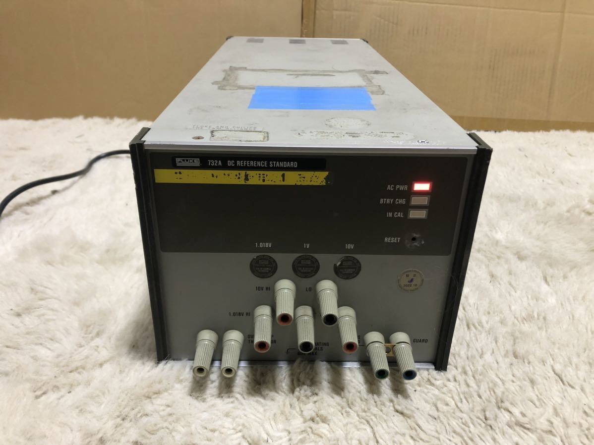 FLUKE 732A DC REFERENCE STANDARD リファレンススタンダード ジャンク(電気計測器)｜売買されたオークション情報 ...