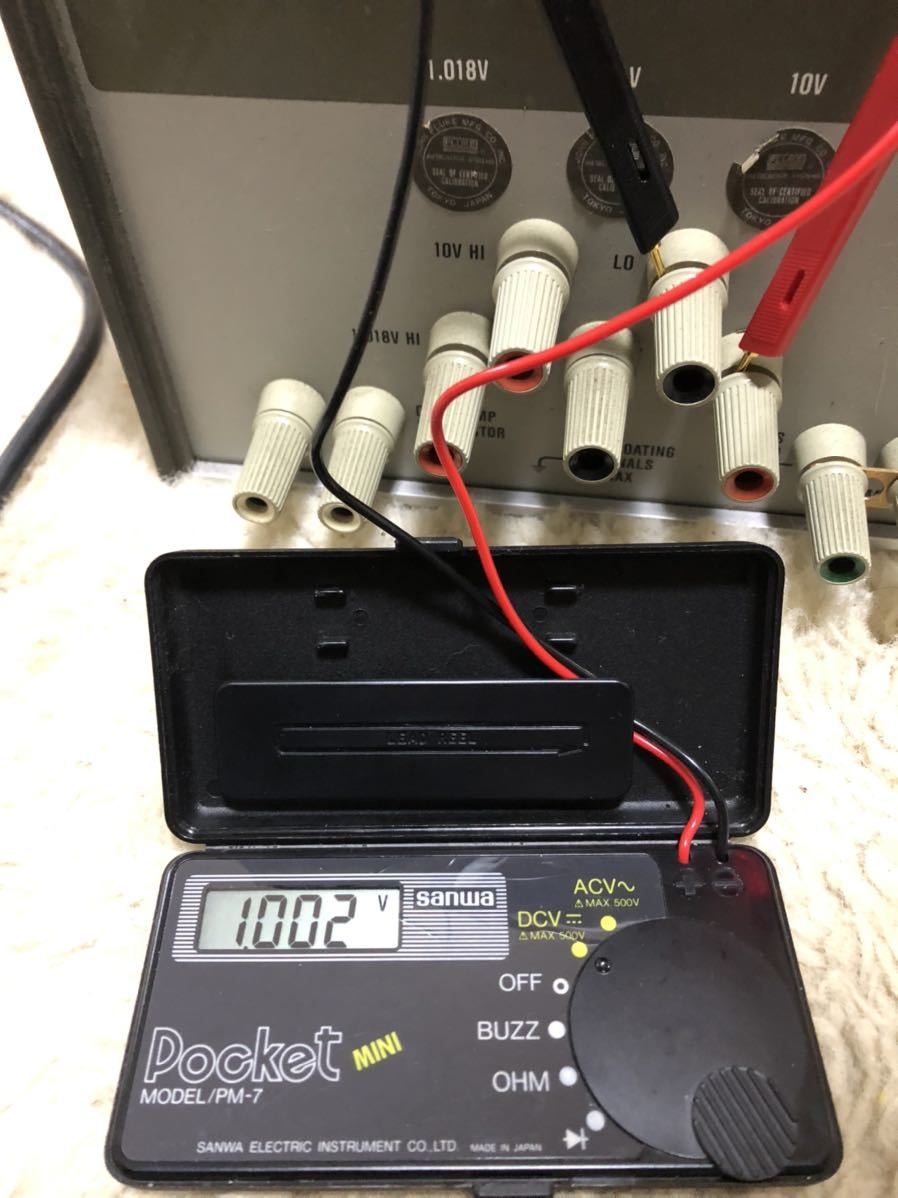 FLUKE 732A DC REFERENCE STANDARD リファレンススタンダード ジャンク(電気計測器)｜売買されたオークション情報 ...