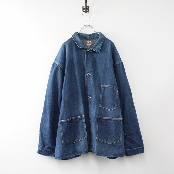 2021AW j.s.luxe chimala チマラ DENIM CHORE JACKET デニムカバーオール XL/ブルー アウター ...