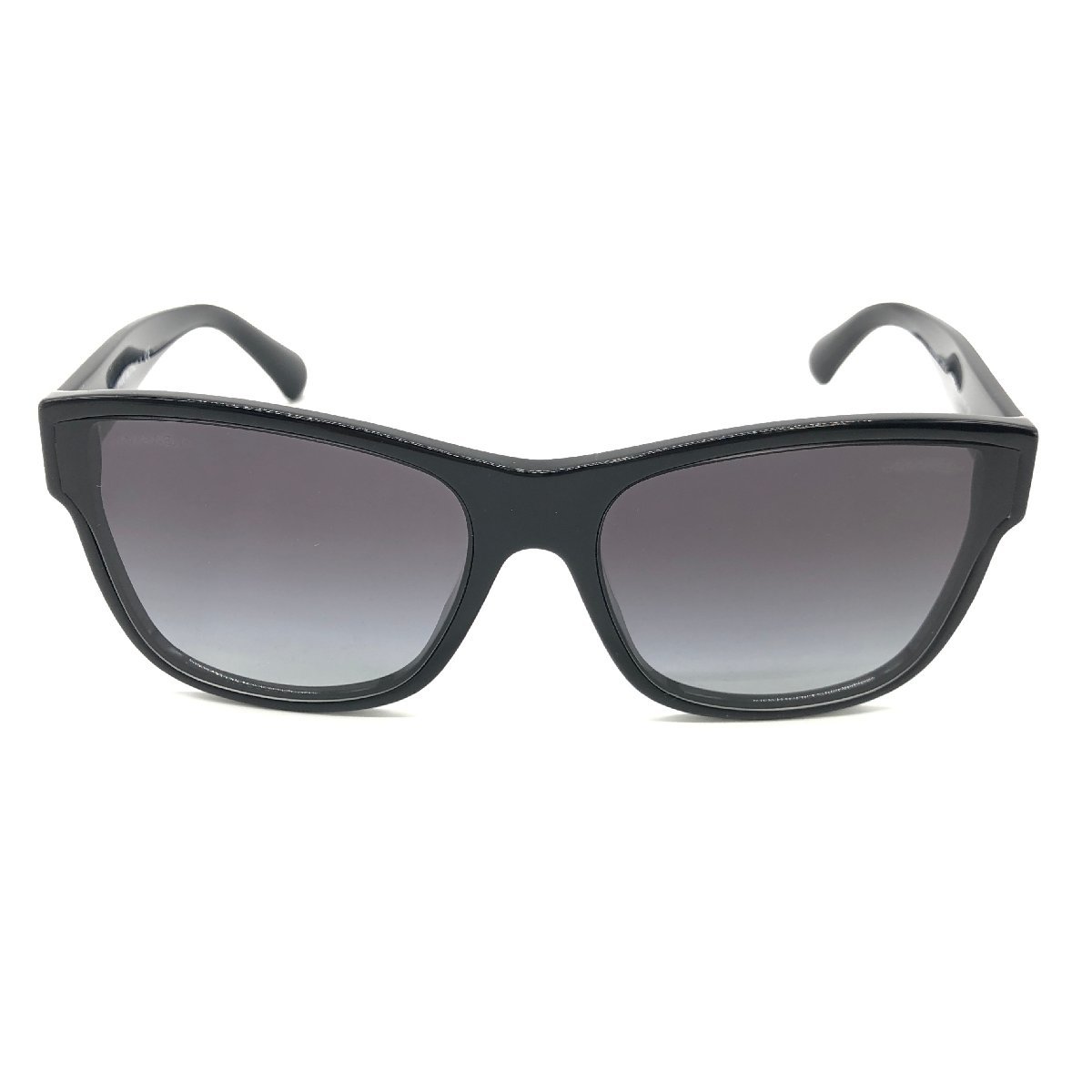 CHANEL シャネル サングラス ロゴ ココマーク アイウェア ブラックフレーム 眼鏡 5386A 60 16 140 箱付き(サングラス ...