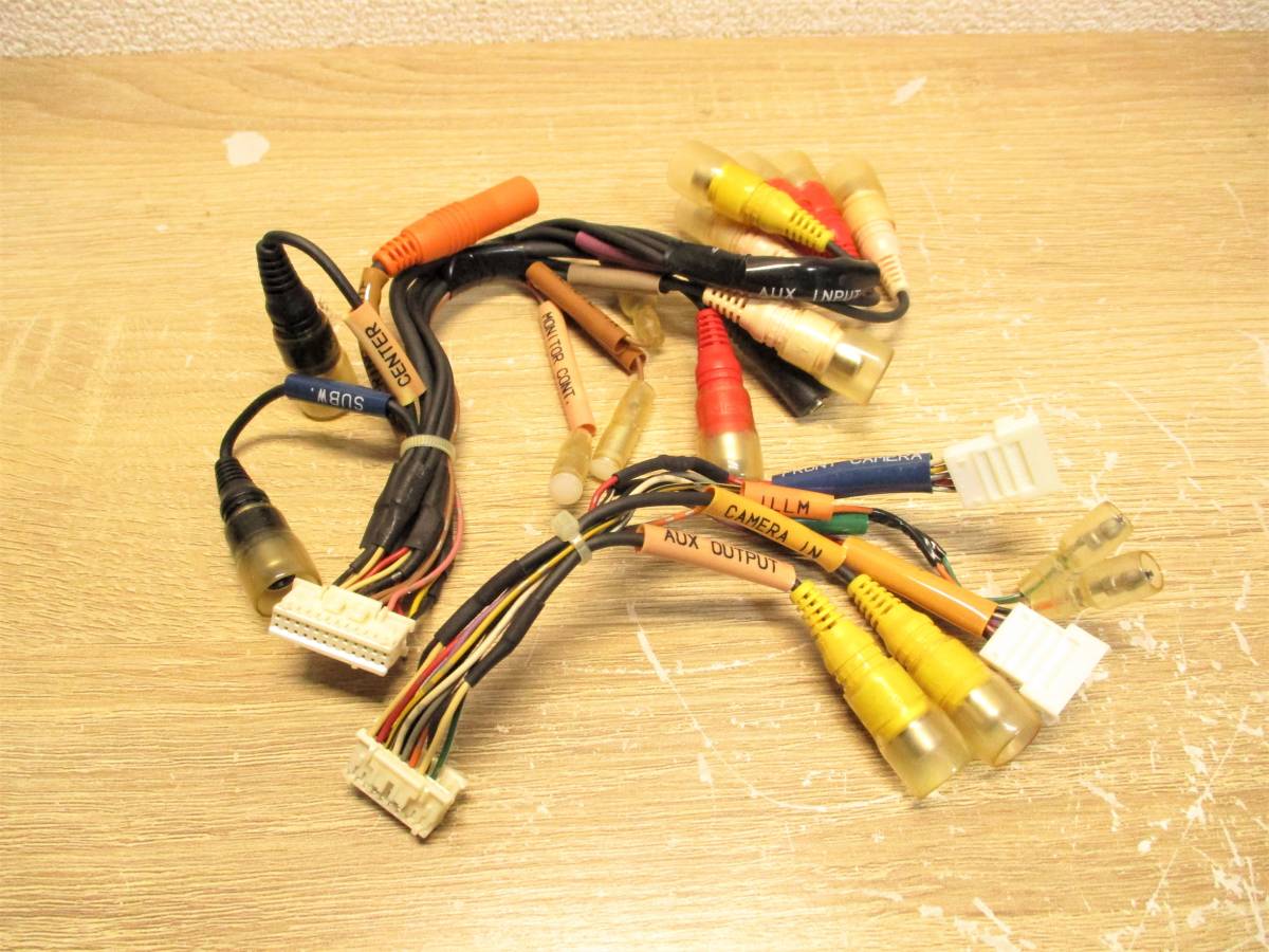 ALPINE アルパイン ナビ VIE-X088 VIE-X08VS VIE-X08S バックカメラ RCA 車速 イルミ 端子 接続 入出力 ...