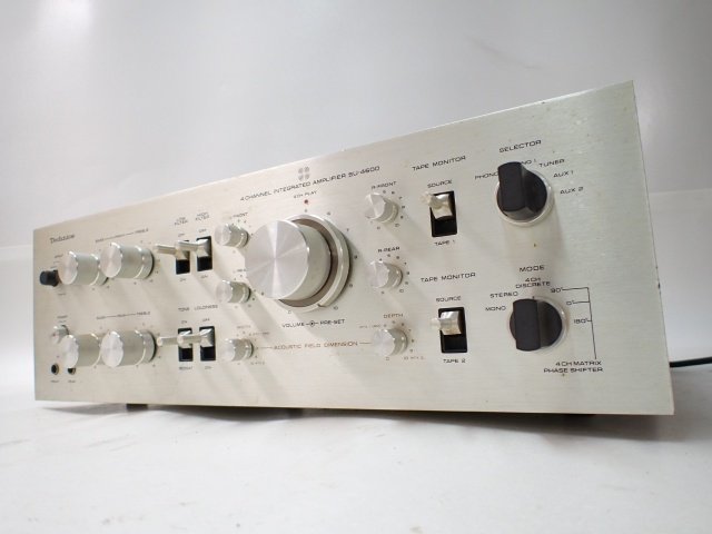 Technics SU-4600 テクニクス 4ch インテグレーテッドアンプ プリメインアンプ 6A258-30(テクニクス)｜売買された ...