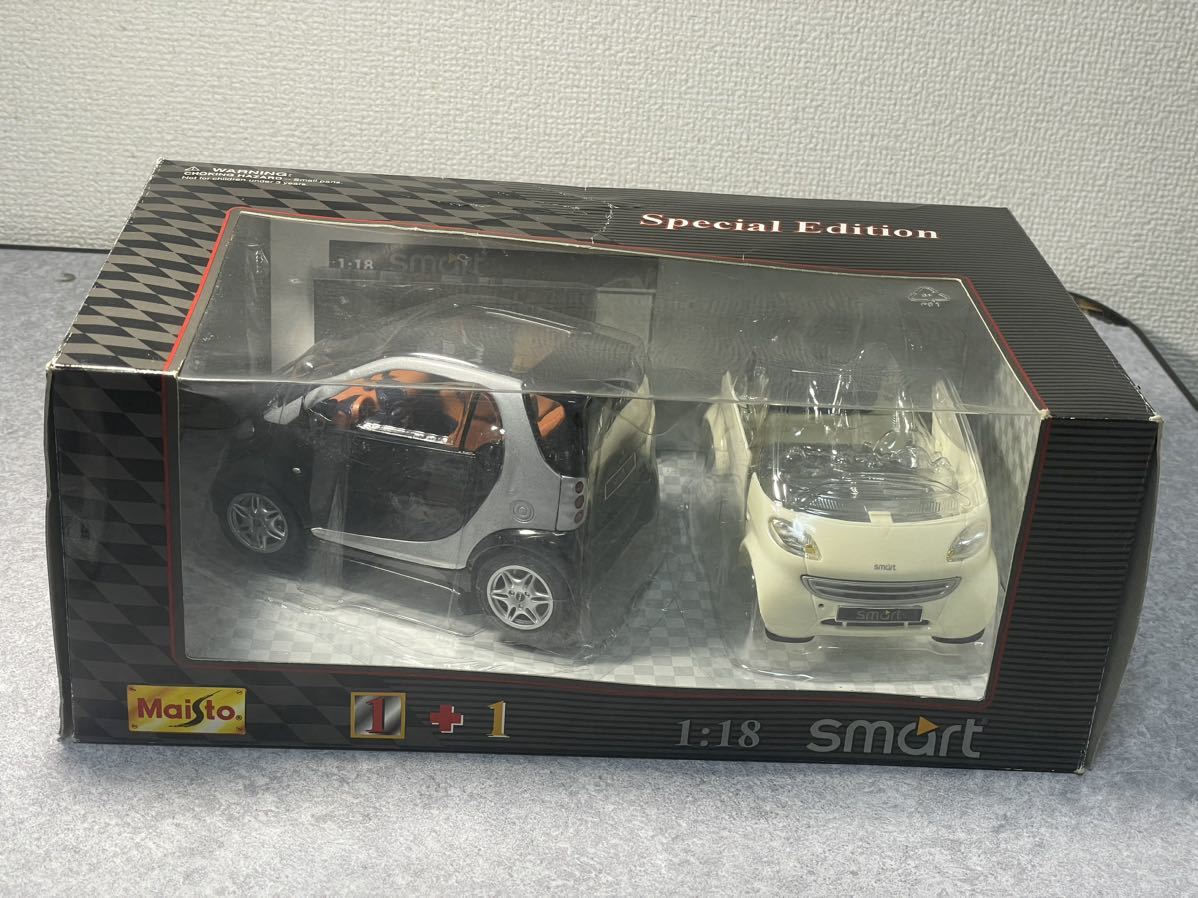 開封品 マイスト 1/18 スマート 1+1 スペシャルエディション maisto smart ミニカー(マイスト)｜売買されたオークション ...
