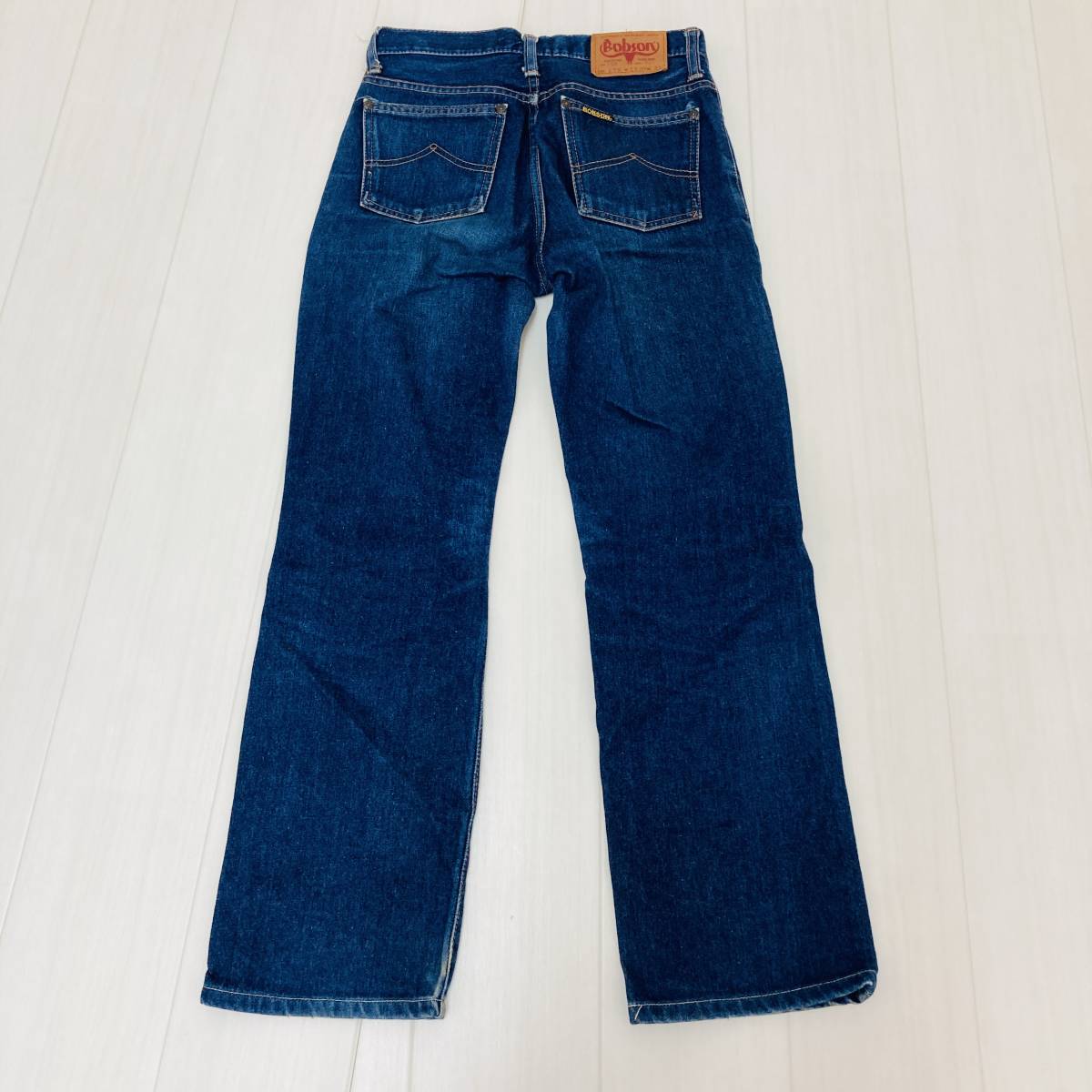 a00776 レア BOBSON ボブソン デニム ジーンズ 赤タブ アメカジ ヴィンテージ 色落ち 28×32 綿100％ 古着感 カジュアルデニムコーデ(ボブソン)｜売買されたオークション ...