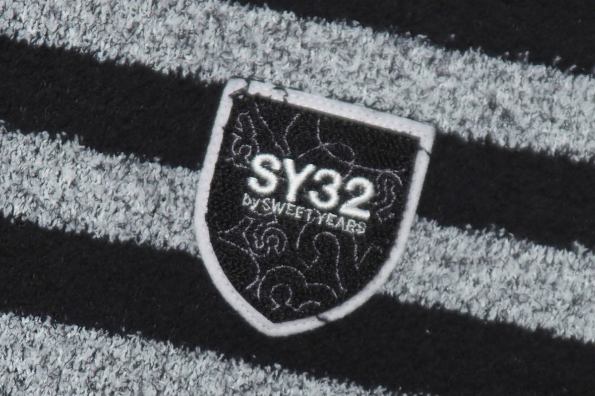 GM7783 SY32 by SWEET YEARS エスワイサーティトゥ バイ スウィートイヤーズ メンズXL パイルニットTシャツ 半袖 ...