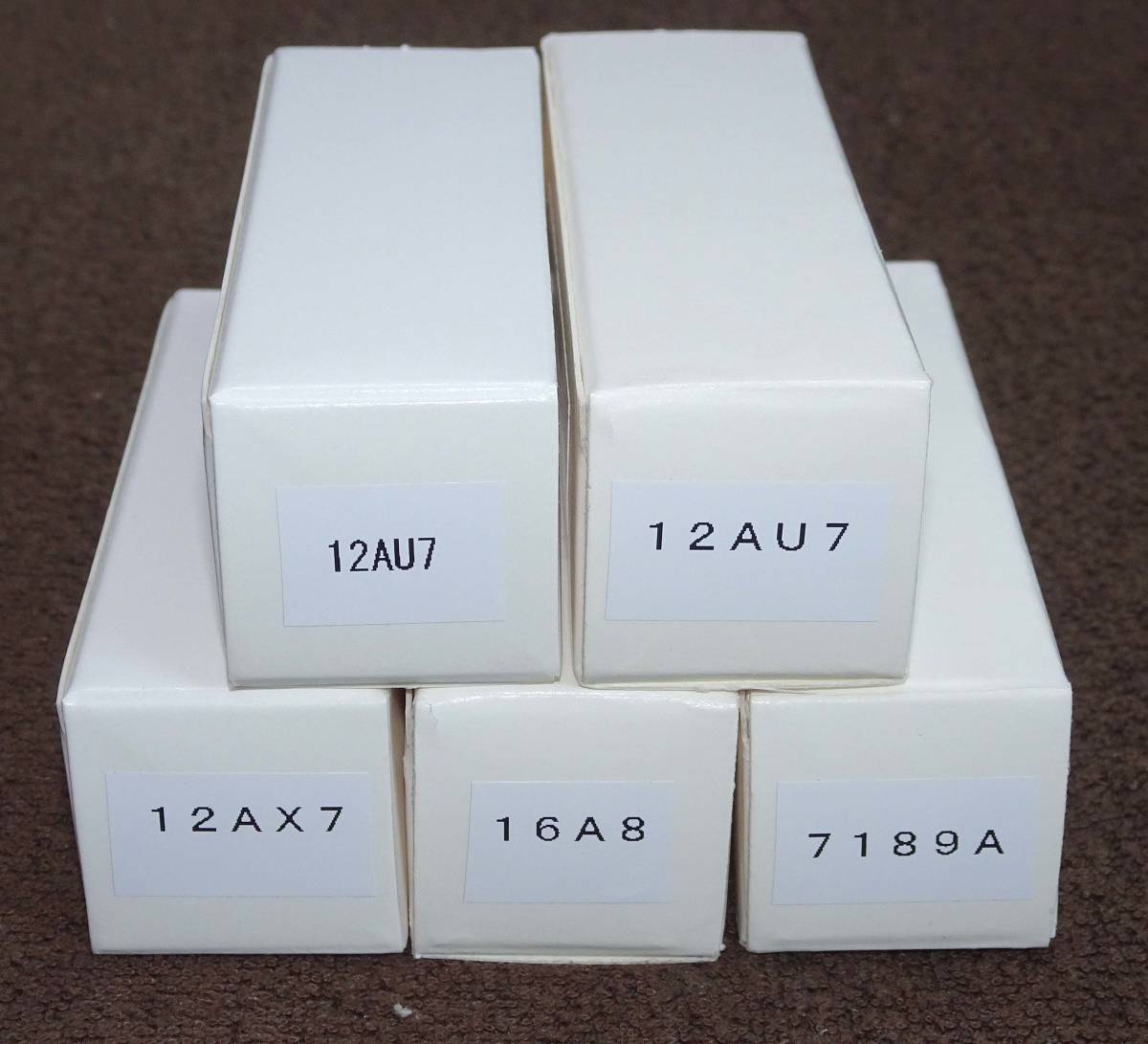 真空管 12AU7 12AX7 16A8 7189A 測定済み 5本まとめて出品(真空管)｜売買されたオークション情報、yahooの商品情報を ...