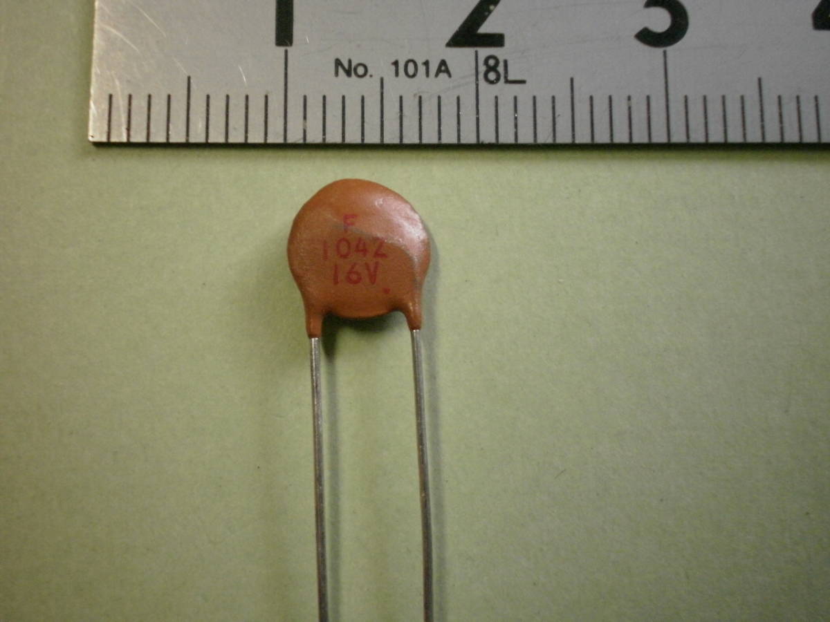 セラミックコンデンサー 0.1μF 16V 表示 104Z 10個セット Murata 複数セット有 管12(コンデンサ)｜売買された ...