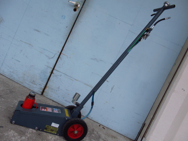 2021年購入 MASADA マサダ製作所 ATJ-200 エアートラックジャッキ 20t 手動/エアー兼用 管理5A0601A(フロア ...