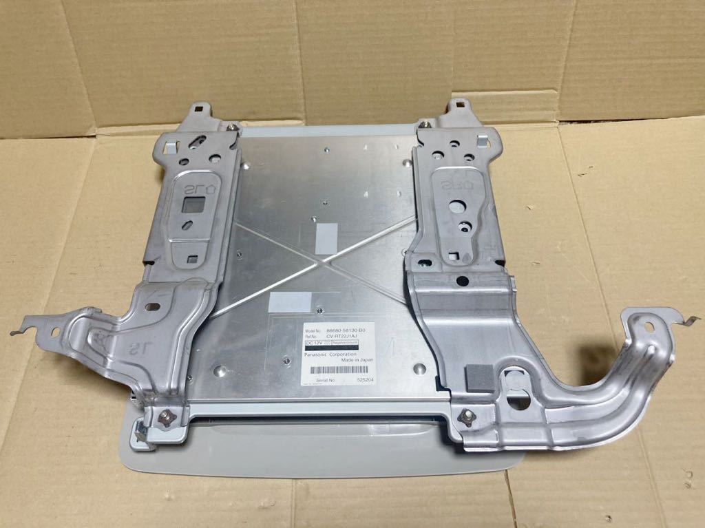 20 後期 アルファード ヴェルファイア トヨタ 純正 オプション フリップダウンモニター 86680-58130-B0 リアモニター CV ...