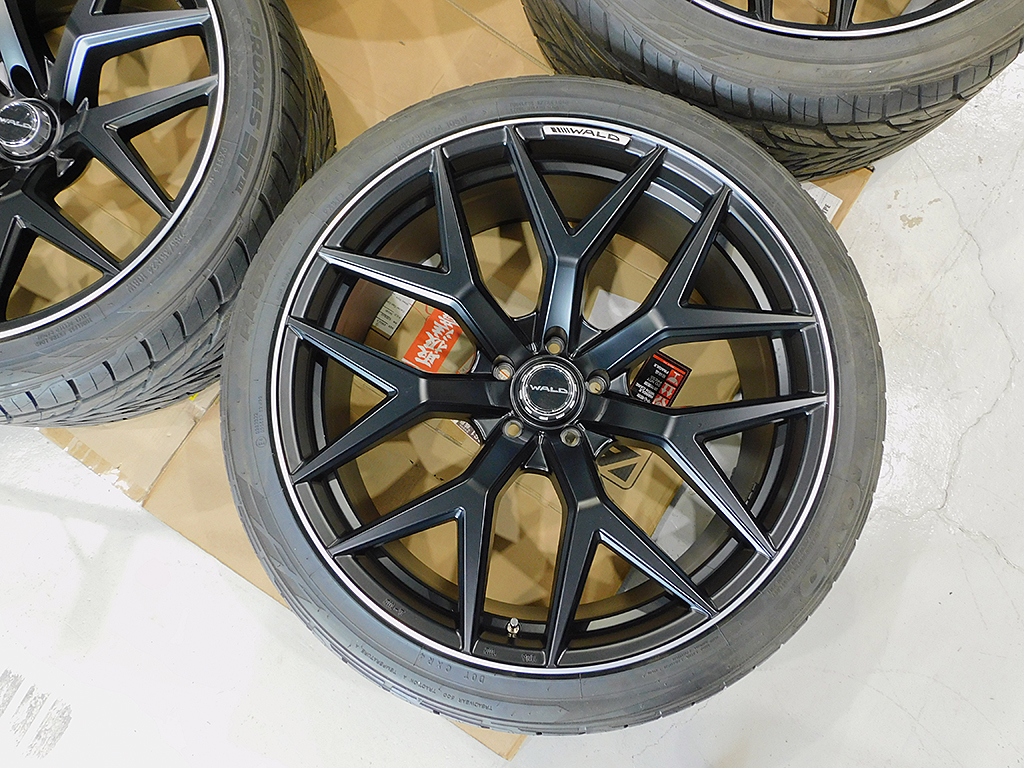 WALD GENUINE LINE MB001 24インチ 24x10.5J P.C.D 130 インセット5 鍛造 W463A Gクラス ...