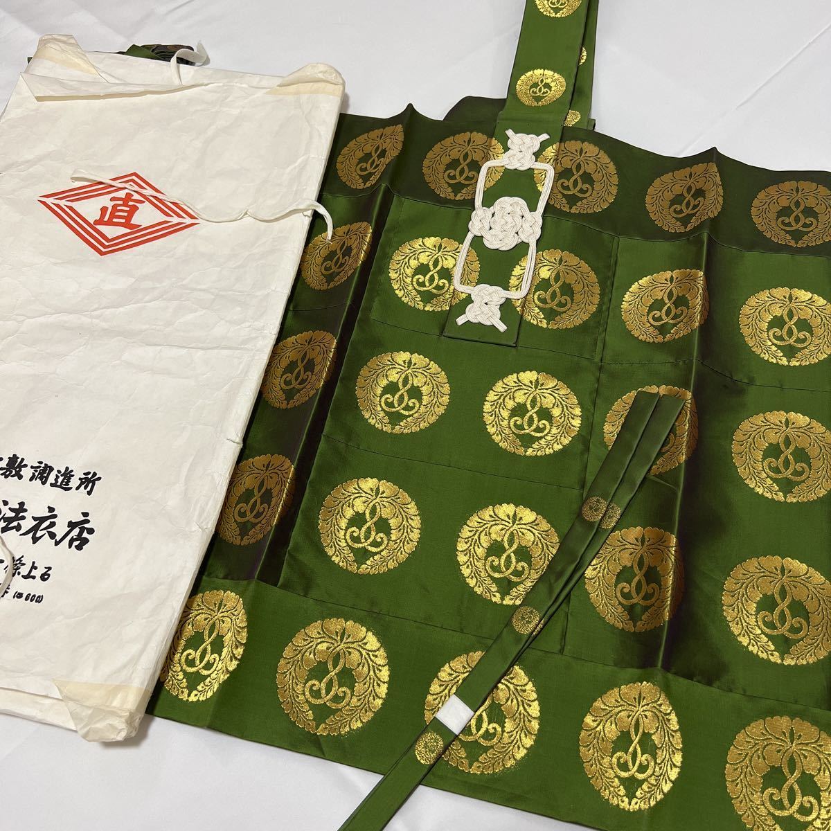 大五条袈裟 浄土真宗 正絹 緑色 夏用 法要 葬儀 仏具 僧侶 装束 法衣 川勝直七法衣店(仏具一般)｜売買されたオークション情報、yahoo ...