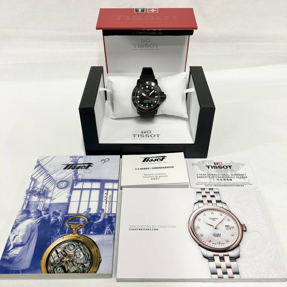 1円スタート ティソ T120.407.37.051.00 シースター 1000 箱 保付き パワーマティック 80 オートマティック TISSOT T-スポーツ(ティソ)｜売買された ...