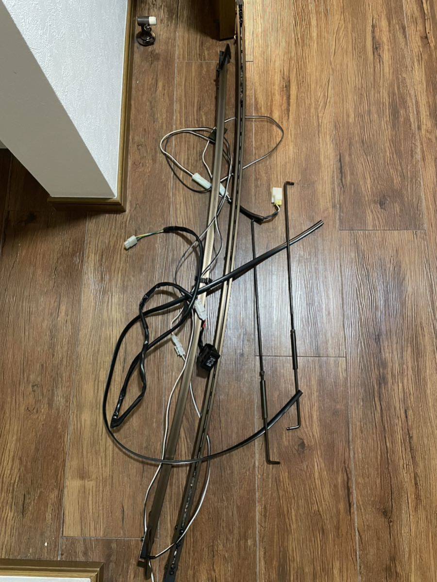 超 日産 プレジデント インフィニティQ45 純正 オプション 電動 レースカーテン JHG50 JG50 G50 ソブリン 当時物 VIP ...