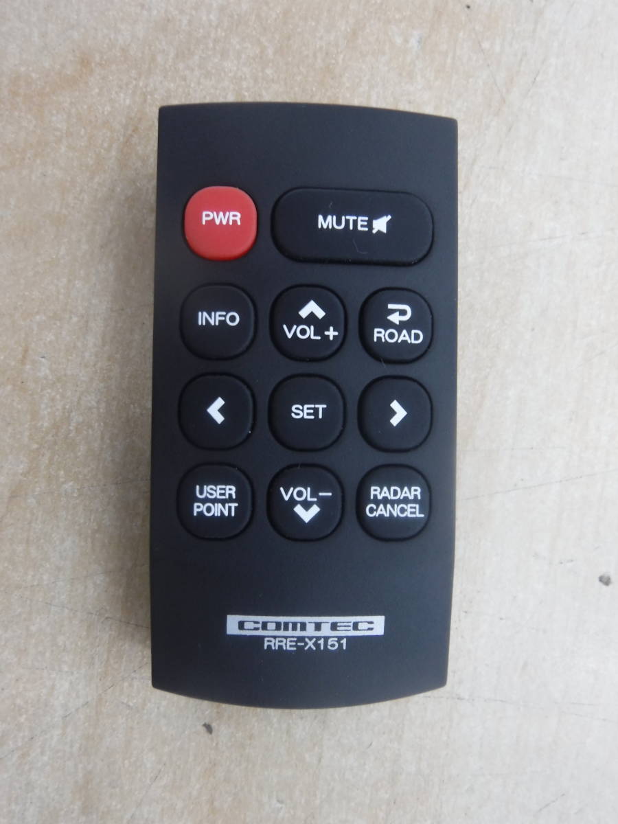T869 COMTEC コムテック レーダー探知機用リモコン RRE-X151 彡(その他)｜売買されたオークション情報、yahooの商品情報 ...