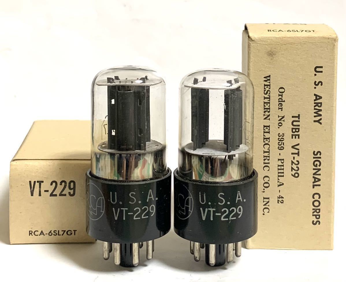 VT-229/6SL7GT WE仕様 ビンテージ ブラックプレート2本セット チェック済み.(真空管)｜売買されたオークション情報、yahoo ...