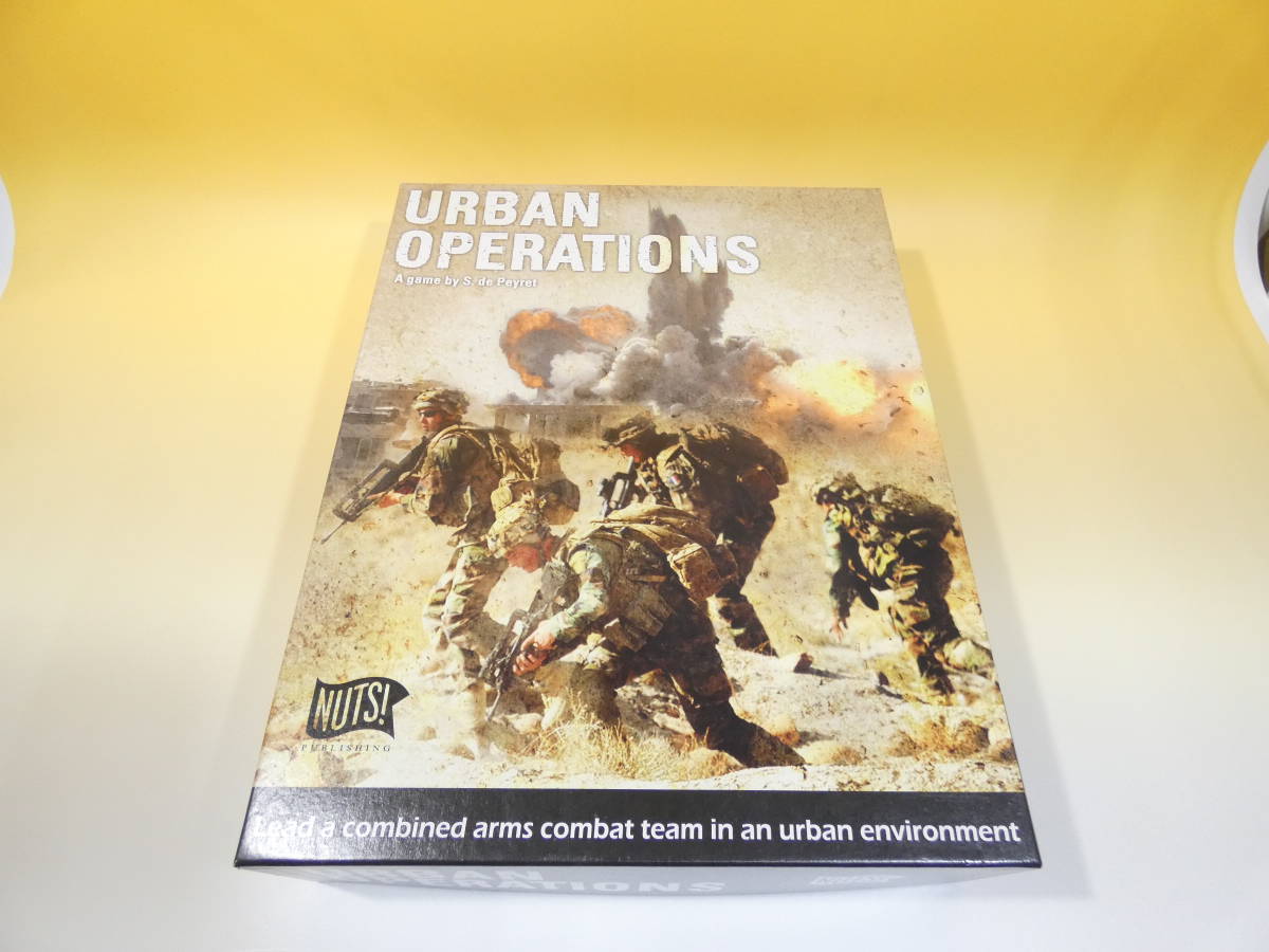 ボードゲーム NUTS URBAN OPERATIONS A game by S.de Peyret ユニット切断 ウォーゲーム/海外言語 ...