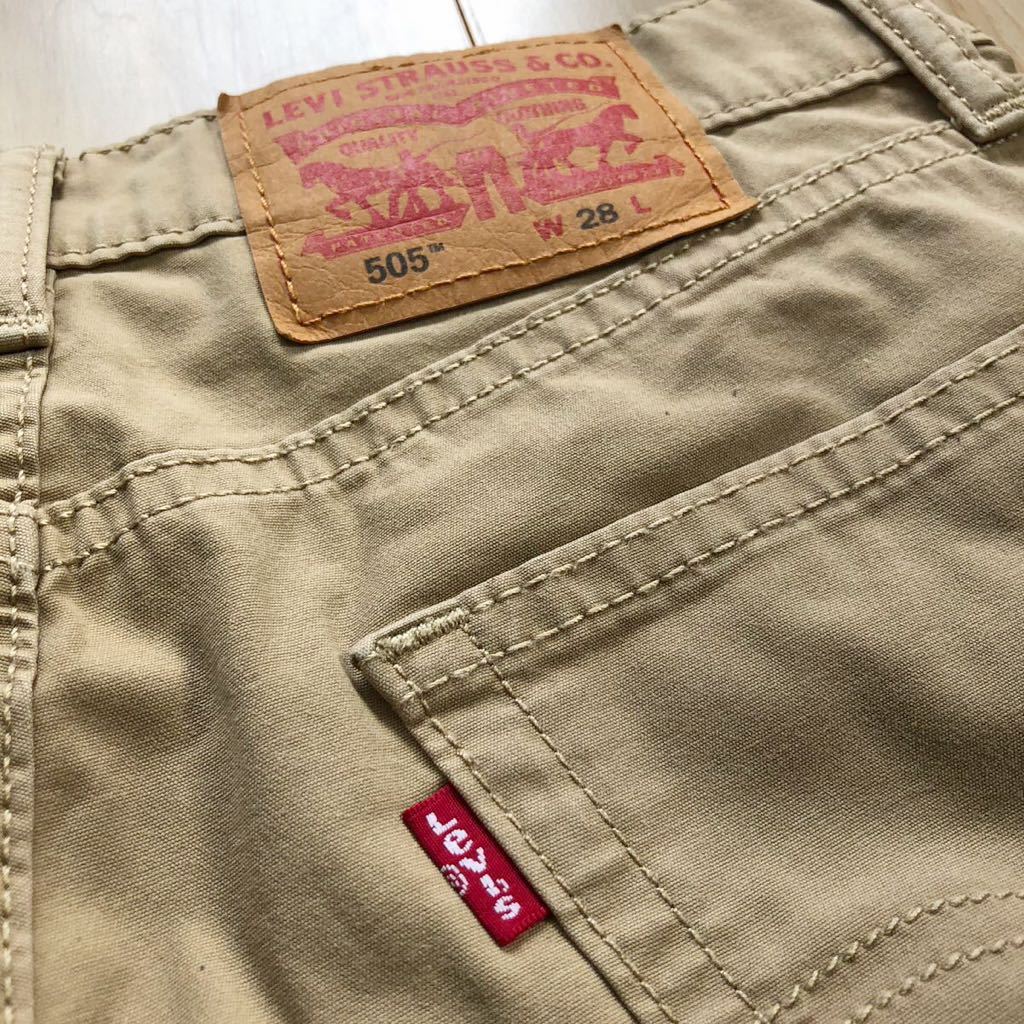 Levi's リーバイス 505 チノパン ハーフパンツ W28 ショートパンツ(ボトムス)｜売買されたオークション情報、yahooの商品情報をアーカイブ公開 - オークファン（aucfan.com）
