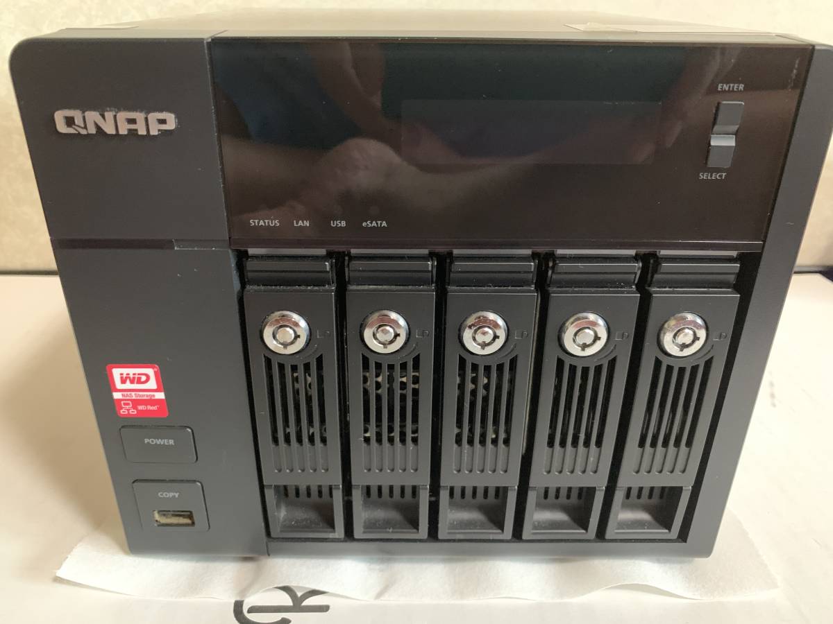 QNAP TS-559 PRO NAS 5ベイ HDD 1TB×5付属(NAS)｜売買されたオークション情報、yahooの商品情報をアーカイブ ...