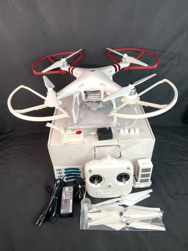 G894 DJI Phantom3 STANDARD ファントム3 スタンダード W32 ドローン GL390wA コントローラー 説明書付き ...