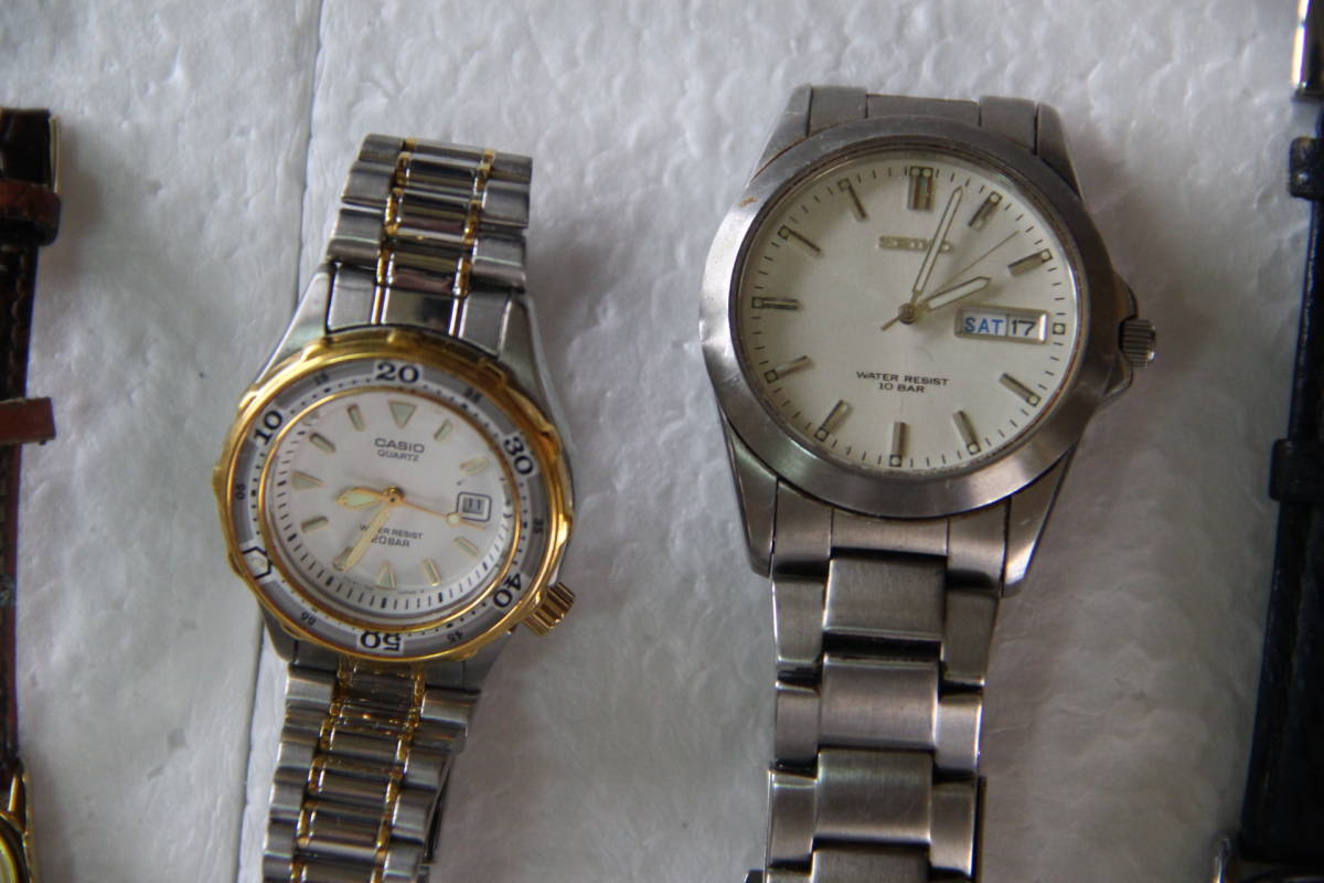 腕時計 まとめて14個セット Pierre cardin/Alba/Helene de Michel/Yves Saint Laurent ...