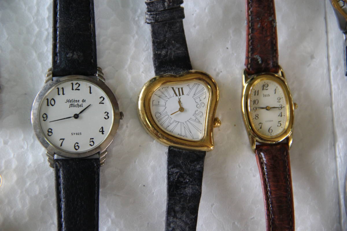 腕時計 まとめて14個セット Pierre cardin/Alba/Helene de Michel/Yves Saint Laurent ...