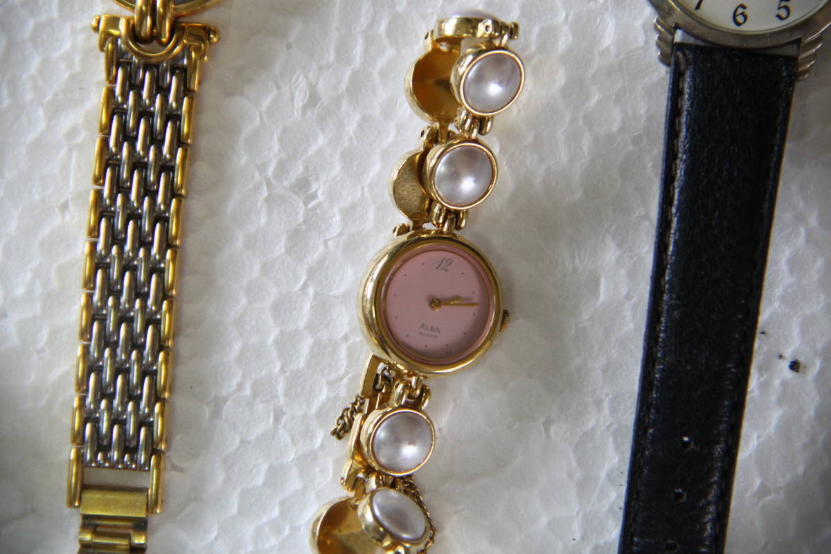 腕時計 まとめて14個セット Pierre cardin/Alba/Helene de Michel/Yves Saint Laurent ...