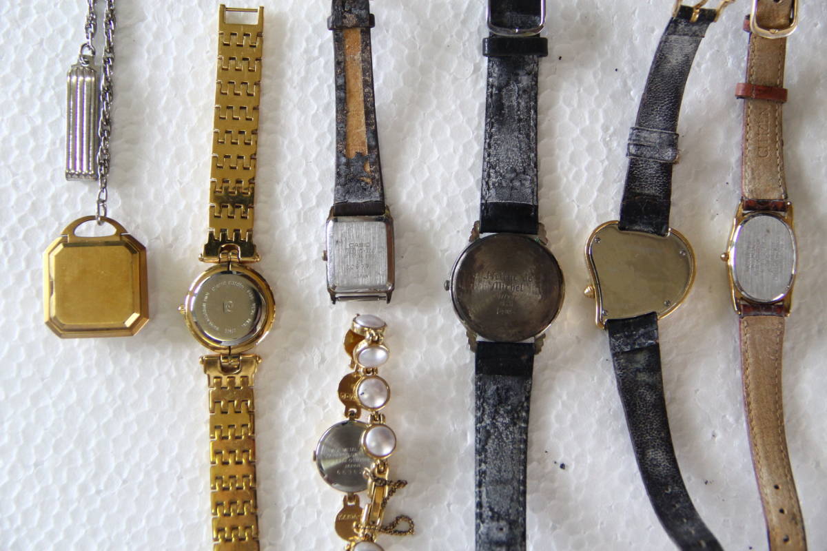 腕時計 まとめて14個セット Pierre cardin/Alba/Helene de Michel/Yves Saint Laurent ...