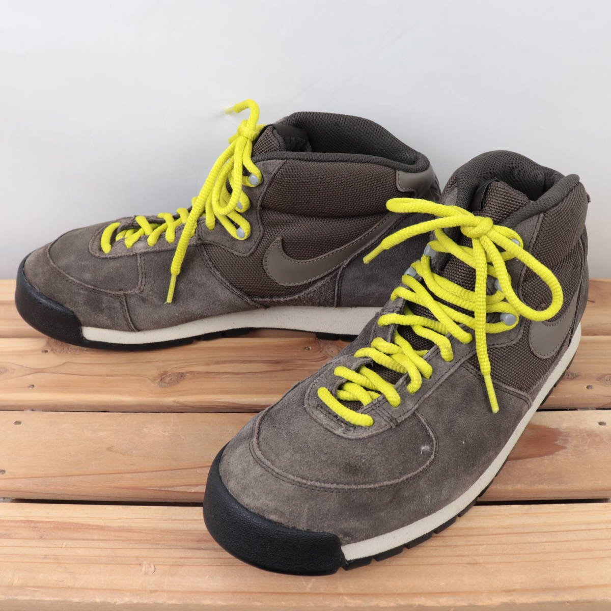 z6238 ナイキ エアアプローチ ミッド US9.5 27.5cm/オリーブグレー チャコール NIKE AIR APPROACH MID ...