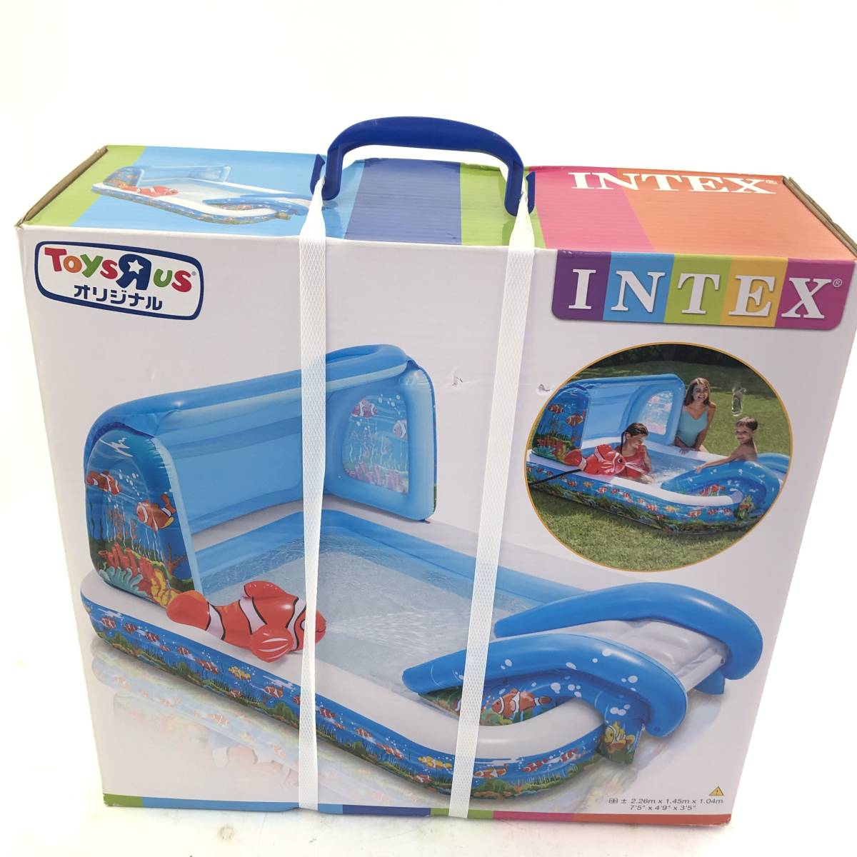 トイザらス限定 INTEX クマノミ プレイセンタープール 226×145×104cm(家庭用プール)｜売買されたオークション情報、yahooの商品情報をアーカイブ公開 - オークファン ...