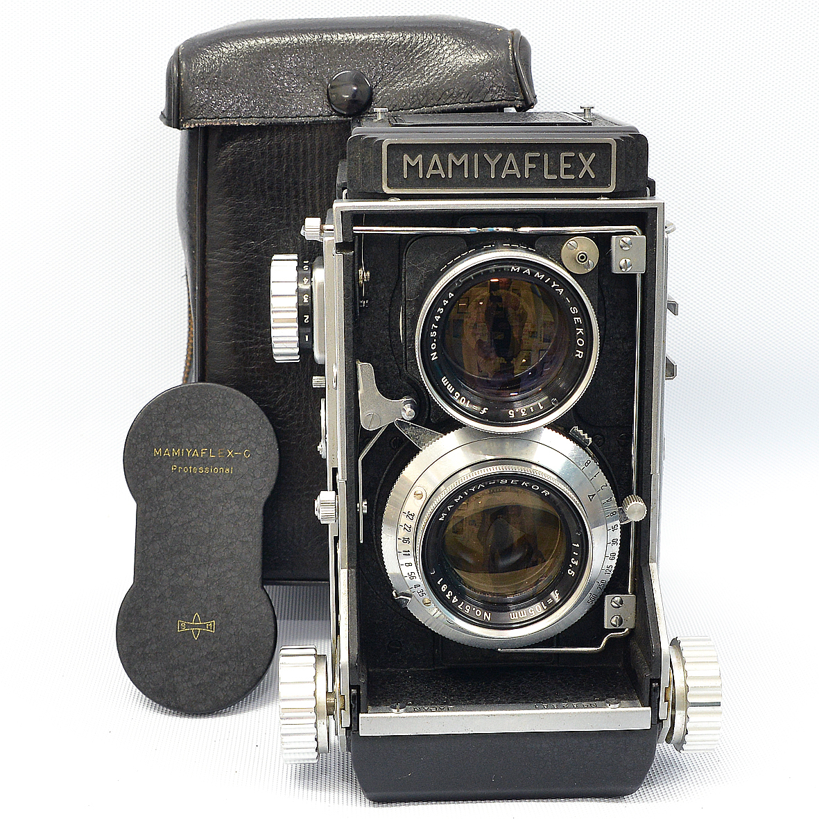 マミヤフレックス MAMIYAFLEX-C Professional SEKOR 105mm F3.5 完動品(マミヤ)｜売買された ...