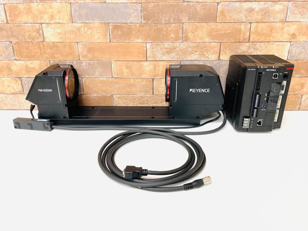 KEYENCE キーエンス インライン投影画像測定器 TM-X5000シリーズ コントローラ TM-X5000 + センサヘッド TM ...
