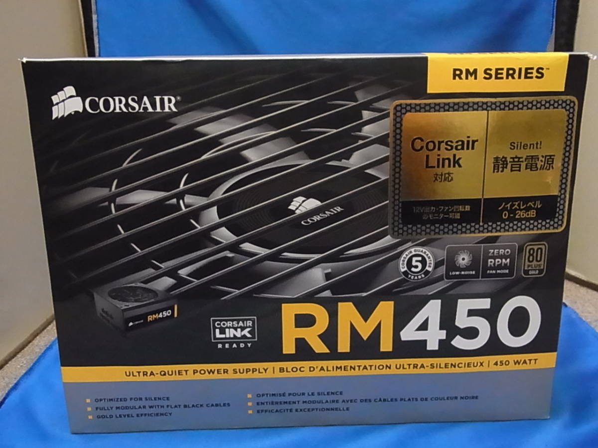 Corsair RM450 CP-9020066-JP ATX電源ユニット(450W～)｜売買されたオークション情報、yahooの商品情報を ...