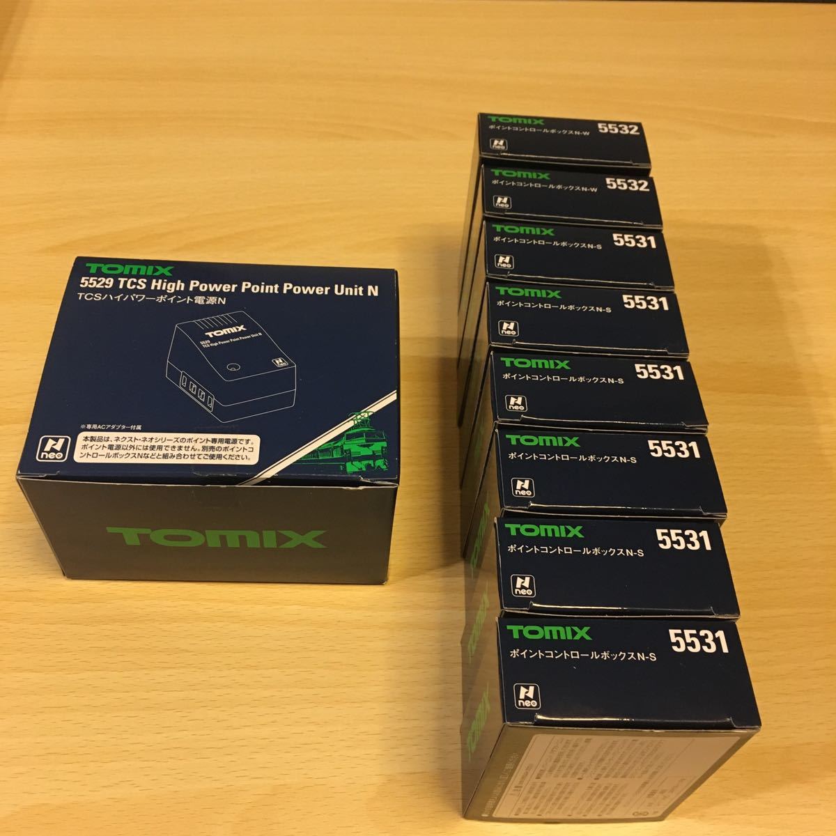 TOMIX 5529 TCSハイパワーポイント電源N ポイントコントロールボックスN-W 5532 2個 N-S 5531 6個 セット(パワーパック)｜売買されたオークション情報、yahoo ...