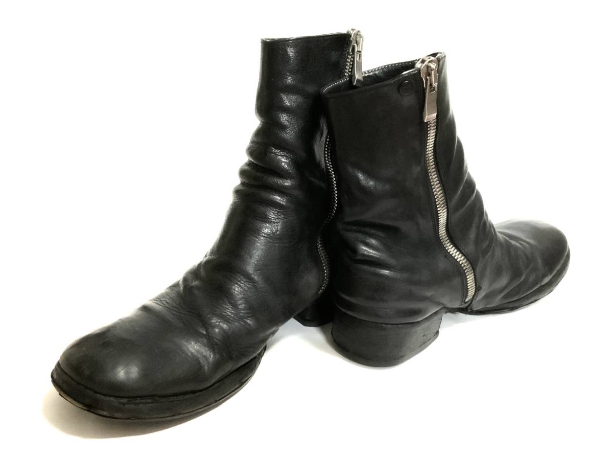 incarnation/One Piece Calf Leather Side Zip 42 ブーツ レザー アルチザン系 BACKLASH GUIDI ATTACHIMENT devoa ...