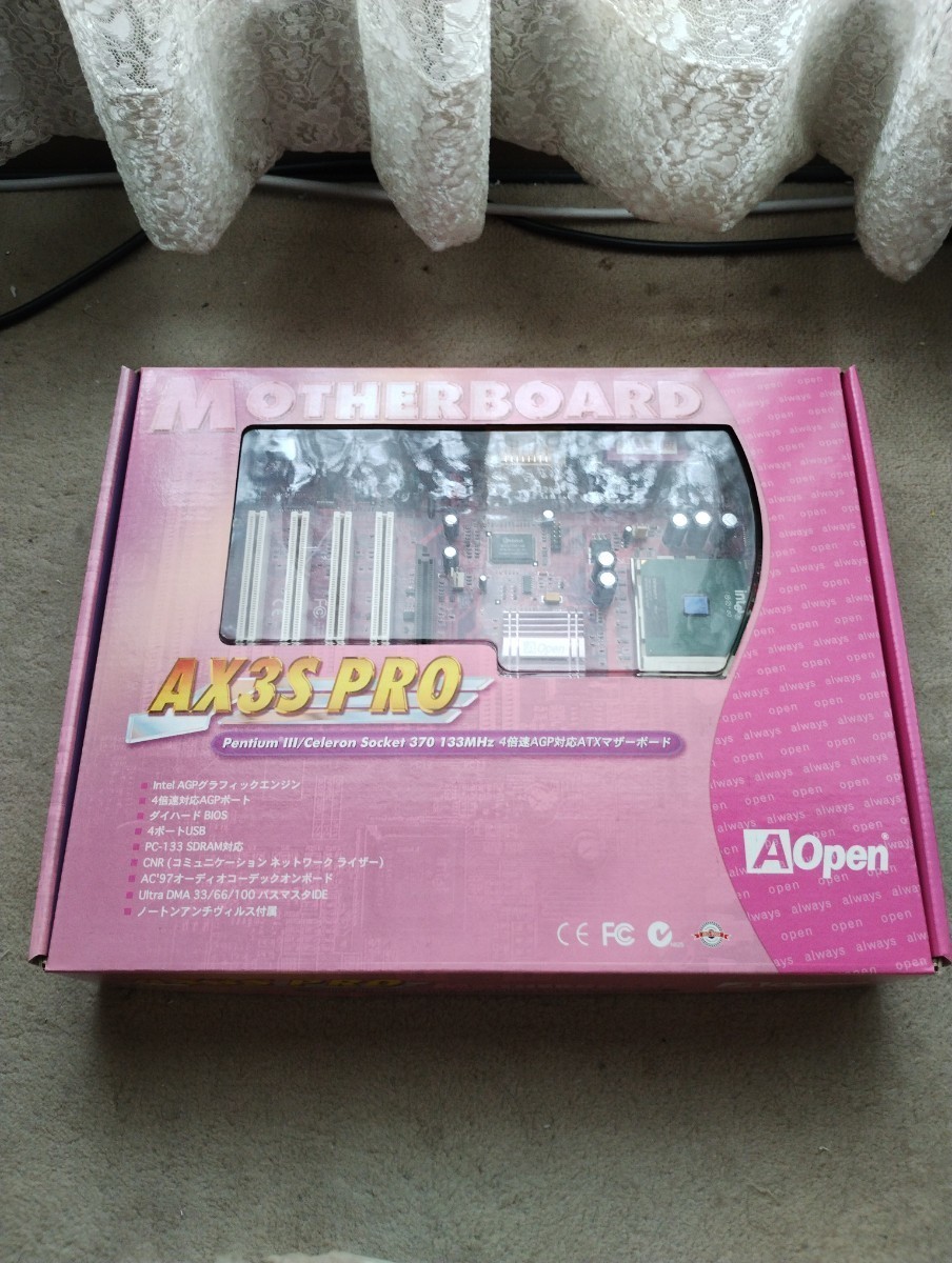 マザーボード AOPEN AX3S Pro Sweet Kiss ATX Socket370 日本向け 2000枚限定 み(AOpen)｜売買 ...