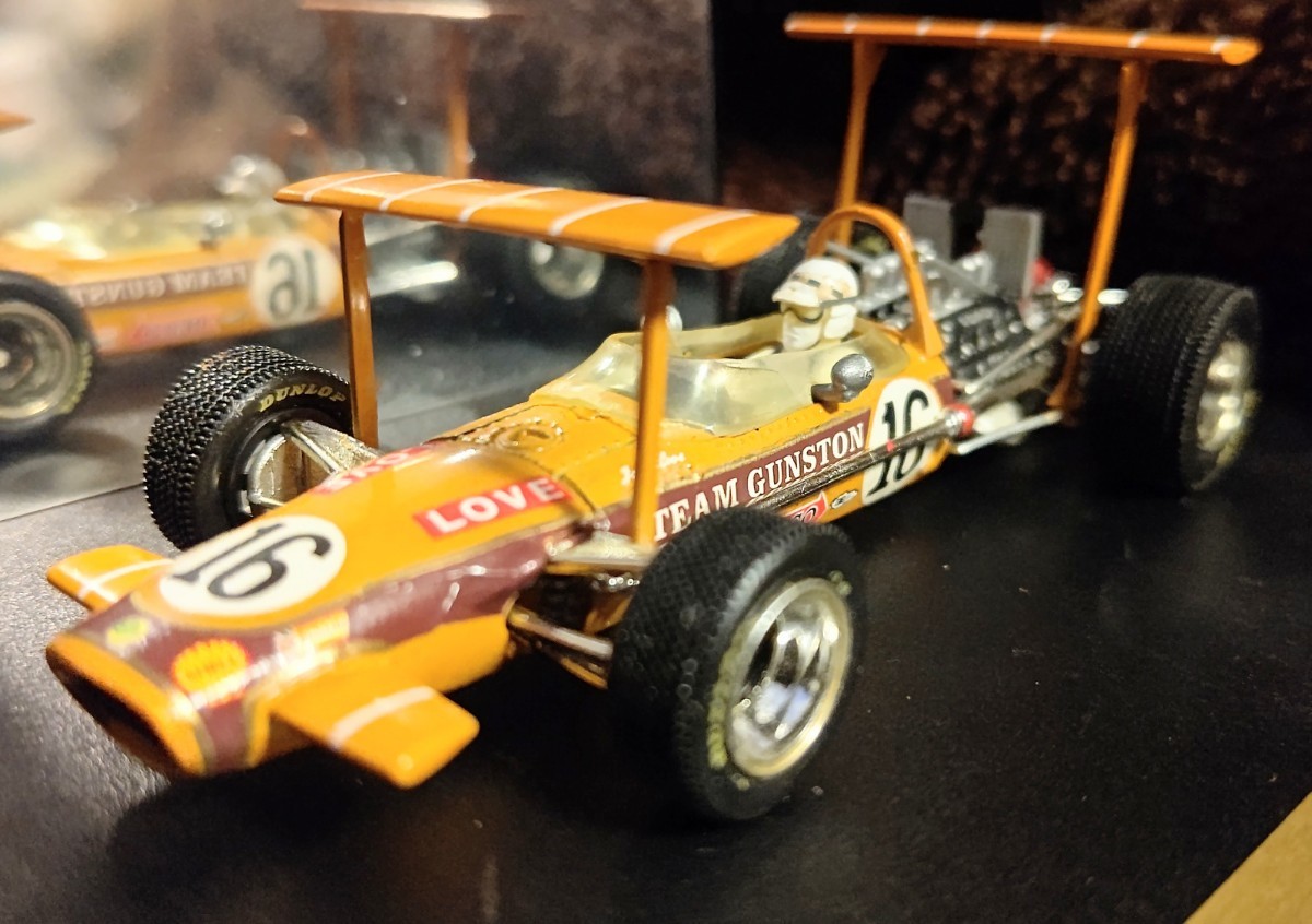 Quartzo カルツォ Q4014 1/43 ロータス 49 フォード 1969 南アフリカGP ジョン.ラヴ TEAM GUNSTON ...