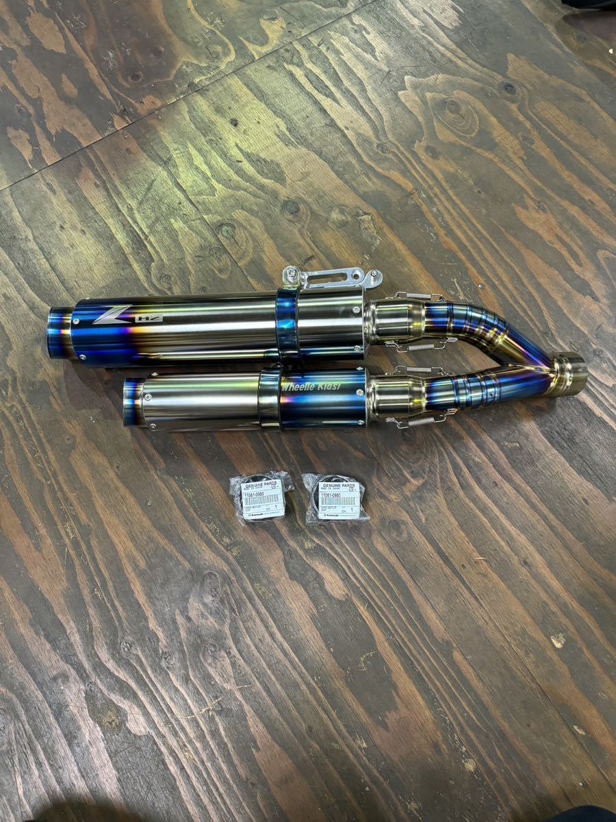 ZH2 ウィリーキッズ Wheelie Kids チタン スリップオンマフラー(マフラー本体（社外）)｜売買されたオークション情報、yahoo ...