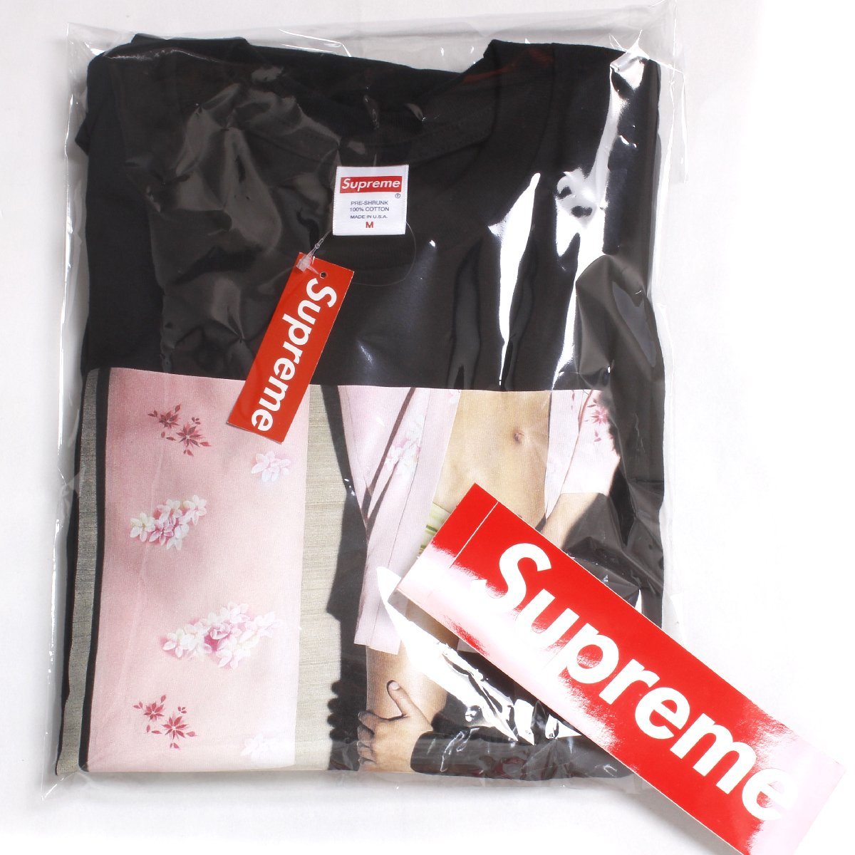 22ss ステッカー タグ付き Supreme Model Tee sizeM BLACK シュプリーム 半袖 Tシャツ(Mサイズ)｜売買され ...