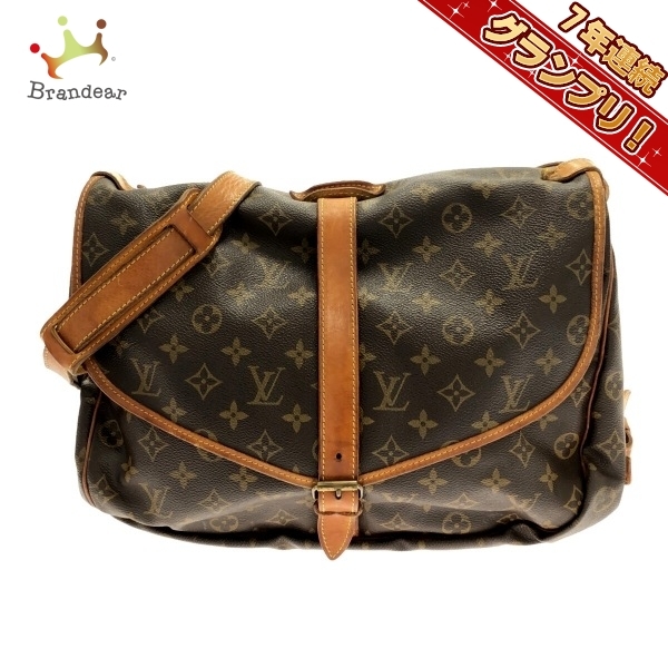 ルイヴィトン LOUIS VUITTON ショルダーバッグ M42254 ソミュール35 モノグラム キャンバス - AR9002 バッグ ...