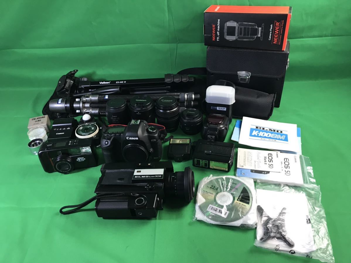 1 000円売切 動作未確認 Canon EOS 5D MarkII Nikon TWZOOM ELMO SUPER 306 AUTO ...
