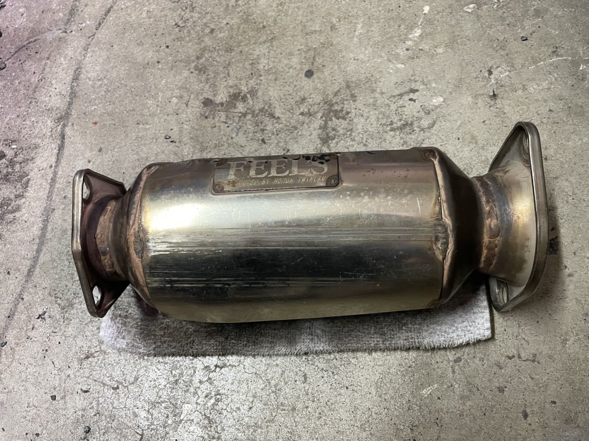 FEEL'S EK9 DC2 B16B B18C シビック 触媒 キャタライザー メタルキャタライザー スポーツ触媒 ホンダツインカム ...