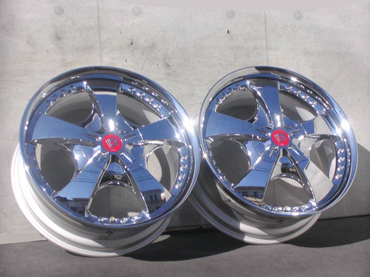 送料安い 20インチ 定価56万 WORK LS105 SUVメッキ 8.5J ランクル 100 200 ランドクルーザー レクサス LX ...