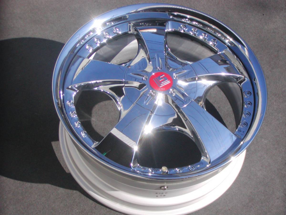 送料安い 20インチ 定価56万 WORK LS105 SUVメッキ 8.5J ランクル 100 200 ランドクルーザー レクサス LX ...