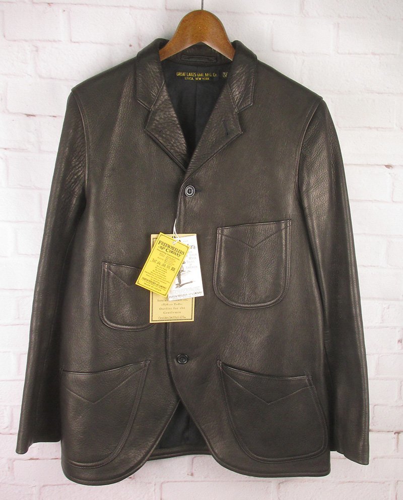 MFJ23178 FREEWHEELERS フリーホイーラーズ DARIUS ダリウス ディアスキン レザージャケット 1831007 38 ...