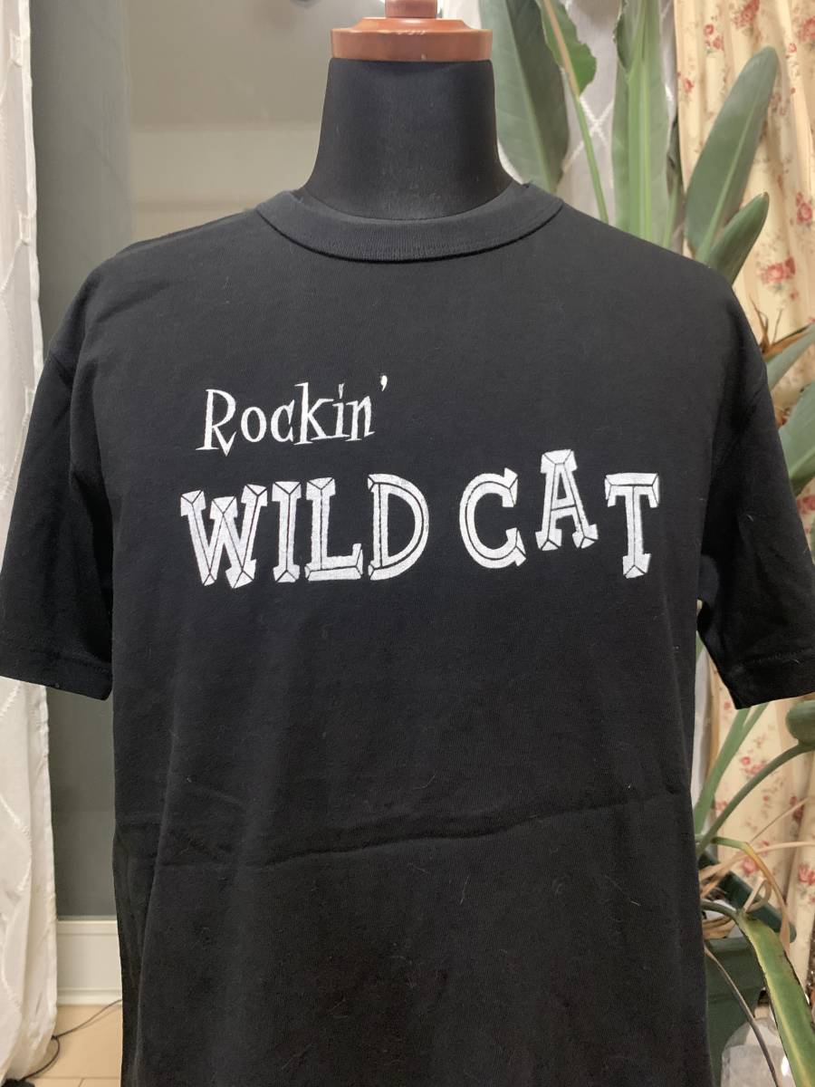 サンプル ロカビリー Tシャツ Rockin' Wild Cat 黒 M(文字、ロゴ)｜売買されたオークション情報、yahooの商品情報を ...