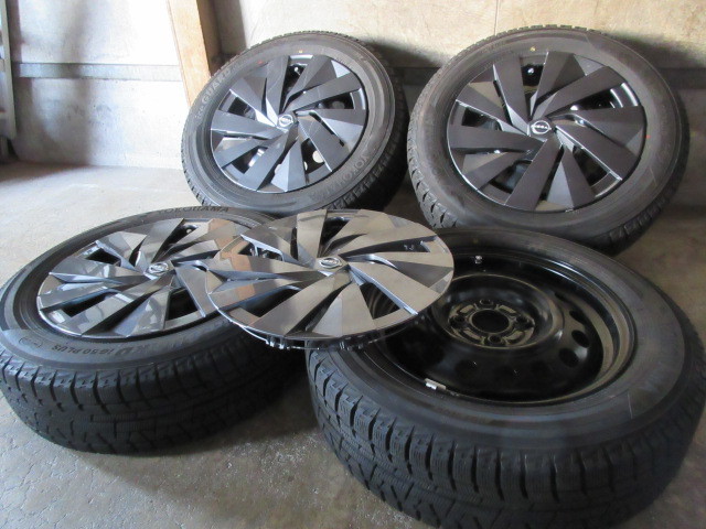 冬用+純正品set 日産 E13 ノート Note 純正 GM/SW 15x5 5+50 4H/100 バリ溝 YOKOHAMA iG50+/2020 185/65R15 格安完全1 000 ...