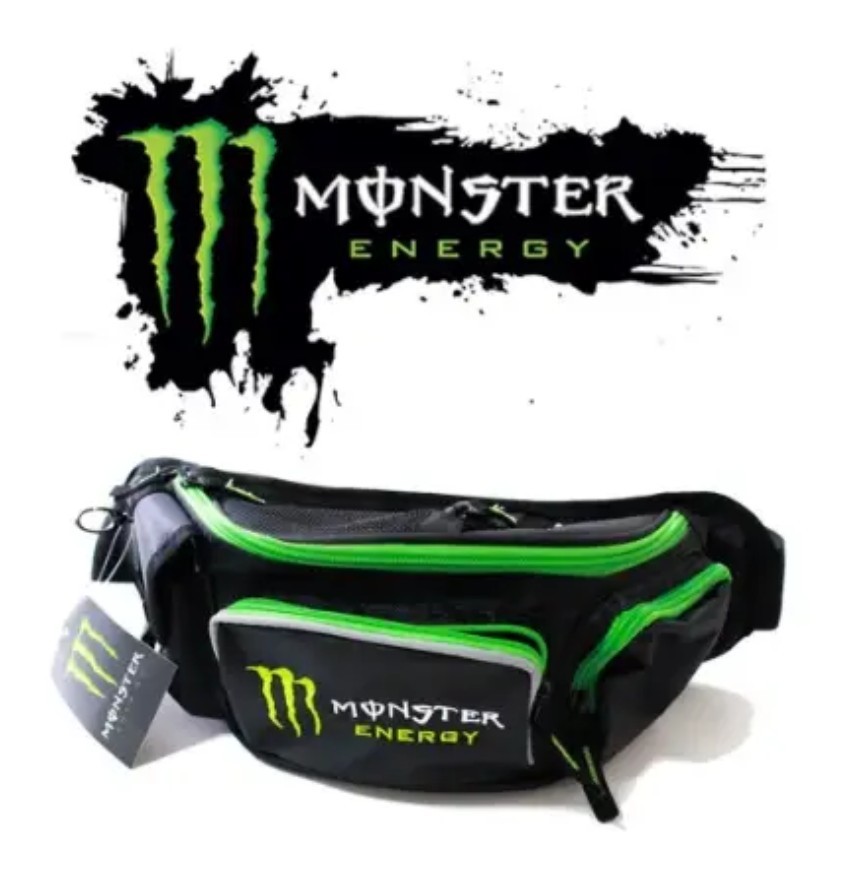 バイク用 モンスターエナジー レッグポーチ 防水バッグ ウエストバッグ Monster energy Bag サイズ 30 15 12cm ...