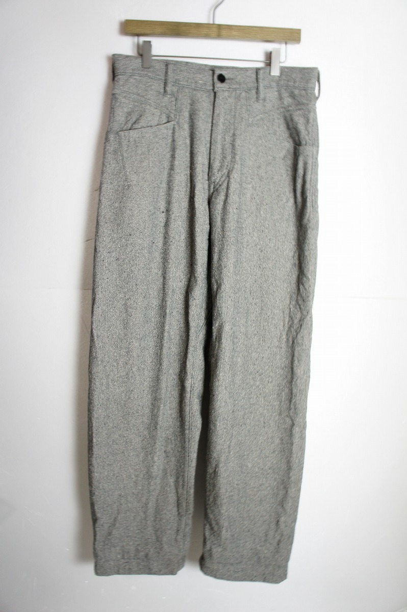 BRUNABOINNE ブルーナボイン テーゼ スラックス パンツ ウール シルク ヘリンボーン 7359 灰1213N(Sサイズ)｜売買されたオークション情報、yahooの商品情報を ...