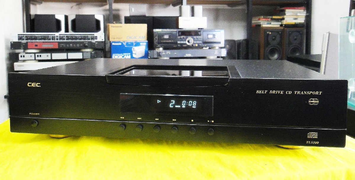 C.E.C./ベルトドライブCDトランスポート TL5100 スタビライザー付 MADE IN JAPAN(一般)｜売買されたオークション情報 ...