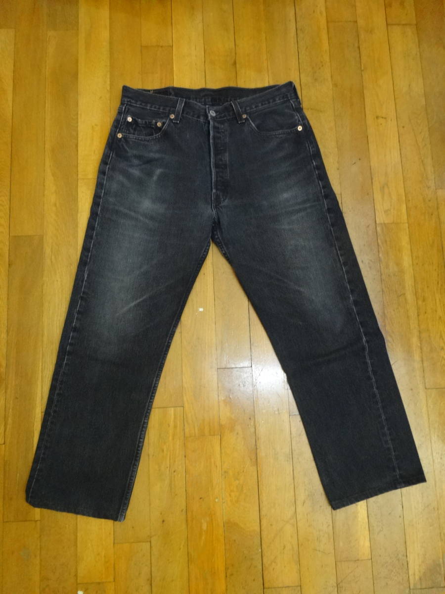 90s Levis リーバイス 501 ブラックデニム 後染め W34(W34)｜売買されたオークション情報、yahooの商品情報をアーカイブ公開 - オークファン（aucfan.com）